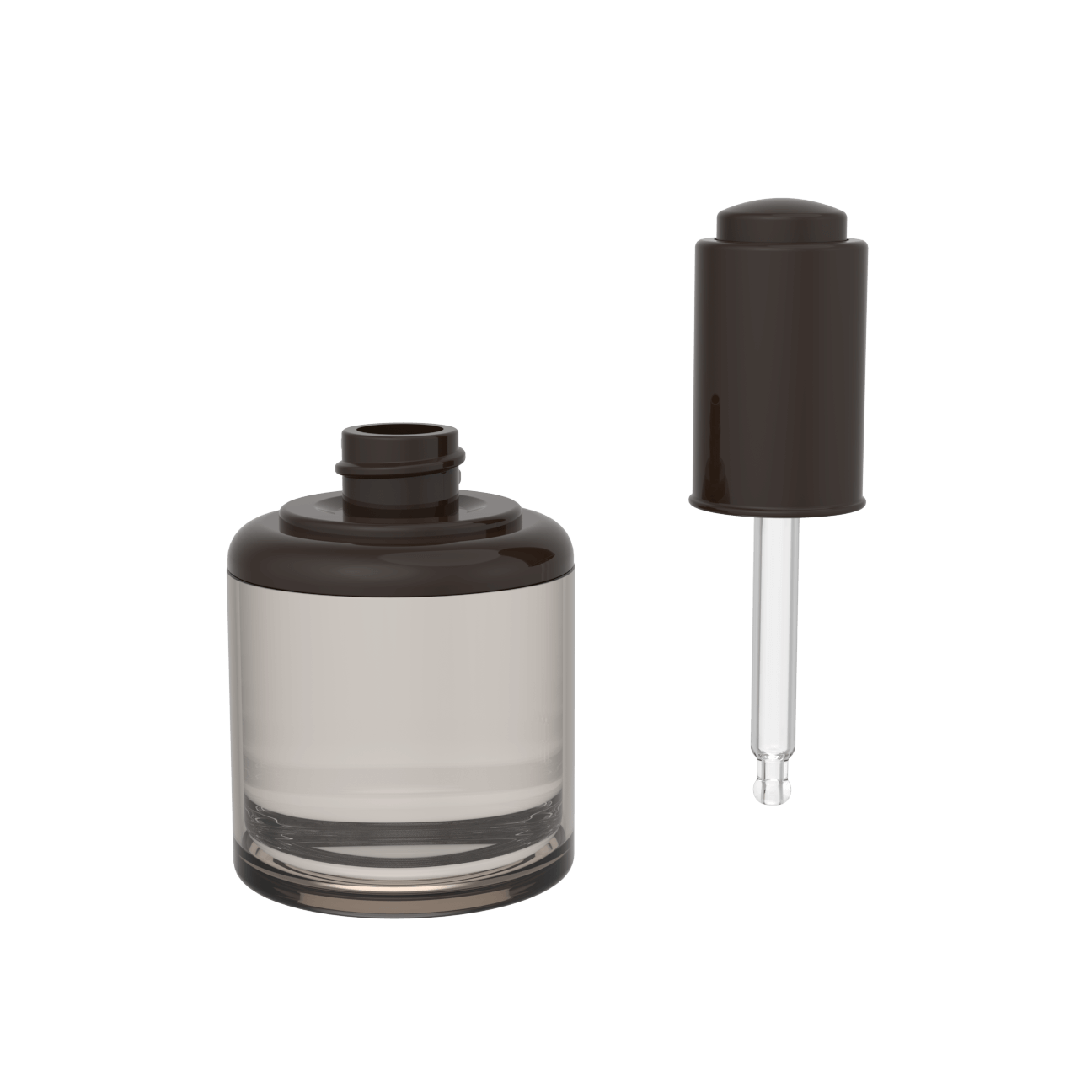 A-0600 ROUND DROPPER 30 - Skincare Packaging | CTKCLIP